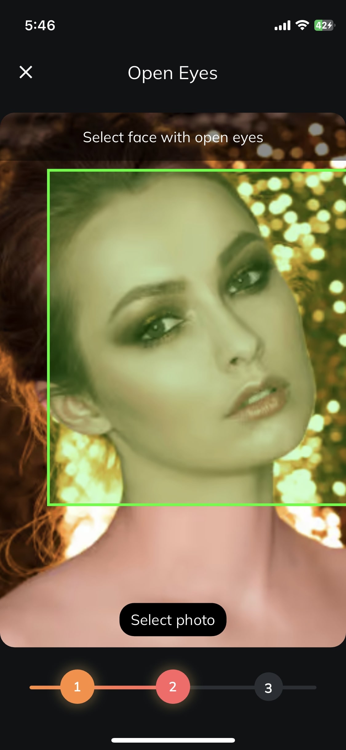 App para abrir ojos en fotos usando IA